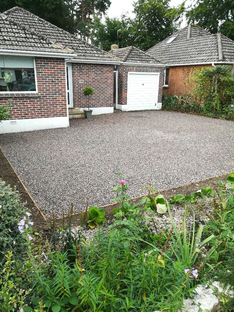 Driveway parking extension in Colehill Dorset – MSC Landscapes